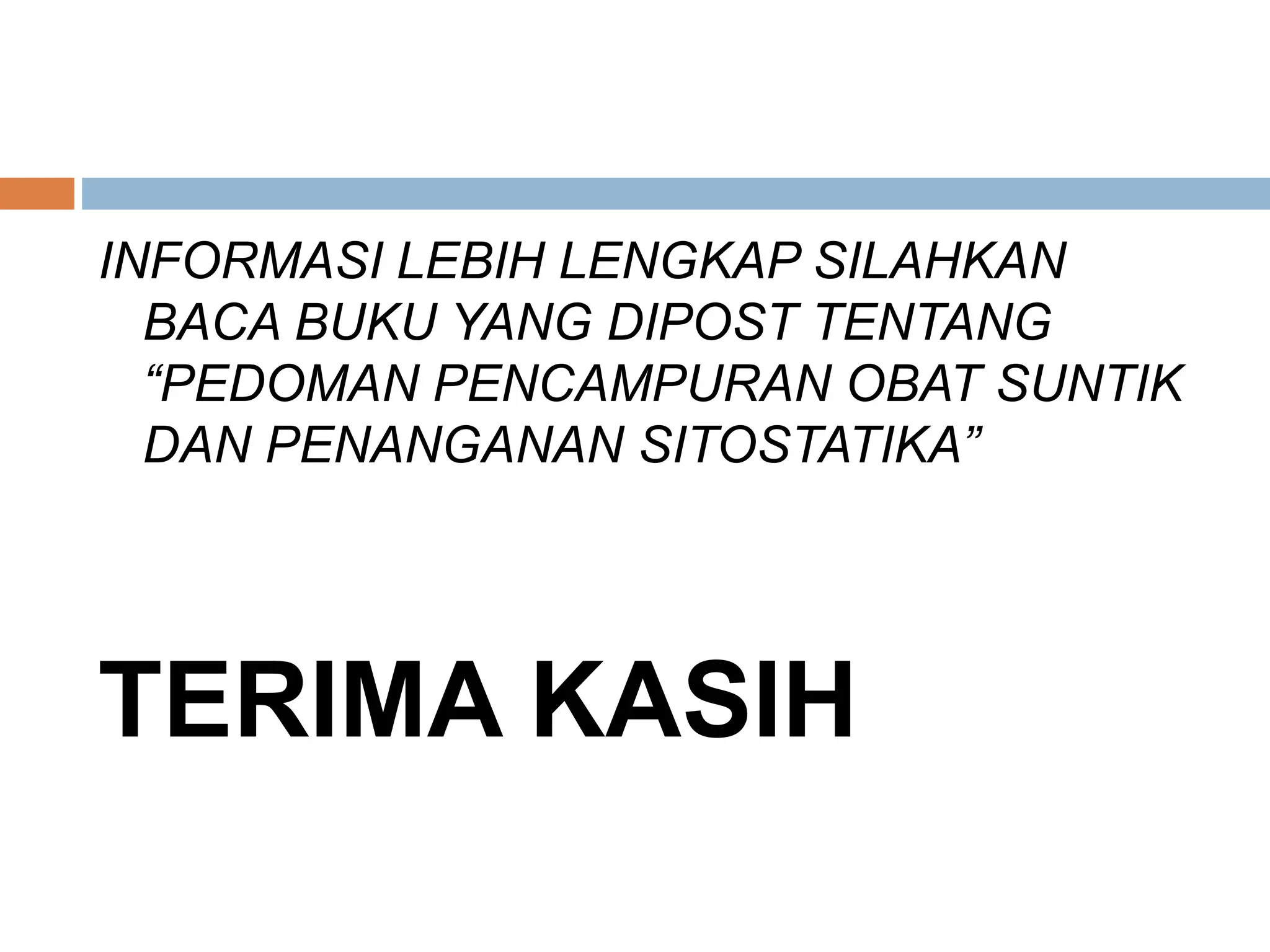 Pengantar sitostatika mata kuliah pengantar sitostatika.ppt