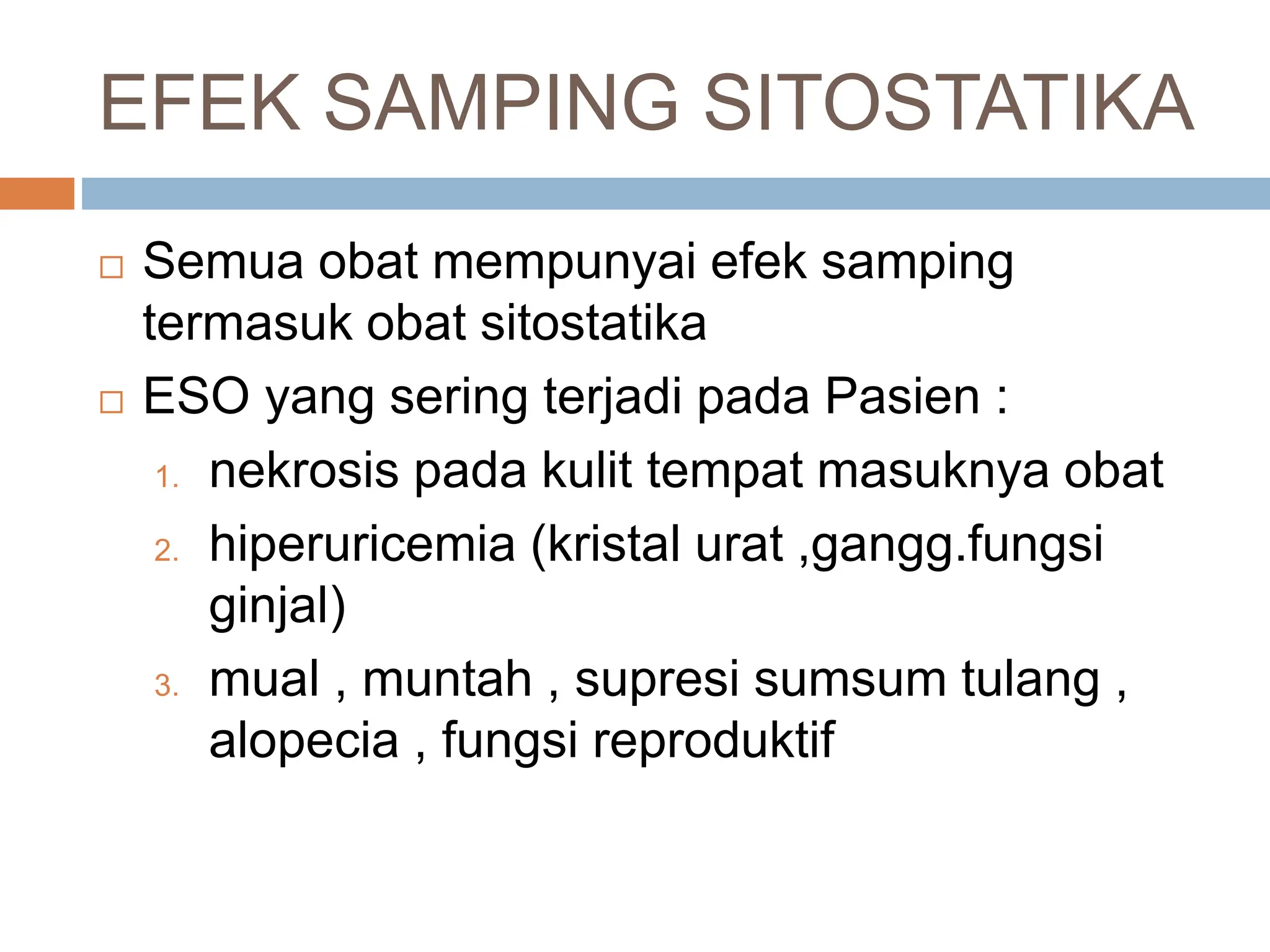 Pengantar sitostatika mata kuliah pengantar sitostatika.ppt