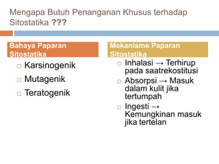 Pengantar sitostatika mata kuliah pengantar sitostatika.ppt