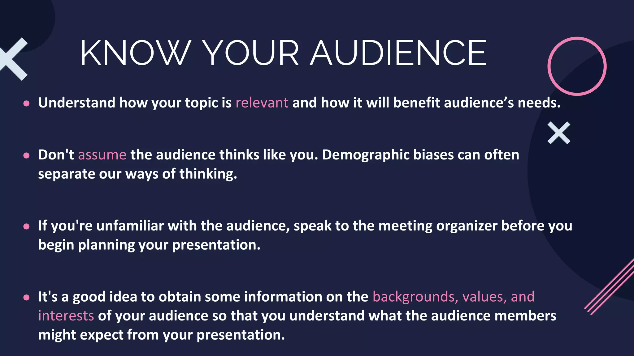 Steps in planning a presentation | PPTX | Educational Assessment ...