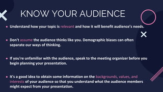 Steps in planning a presentation | PPTX