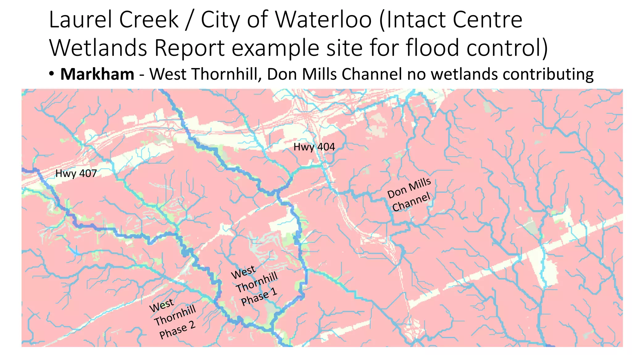 Wetland Flood Reduction - Distribution of Wetland Features and ...