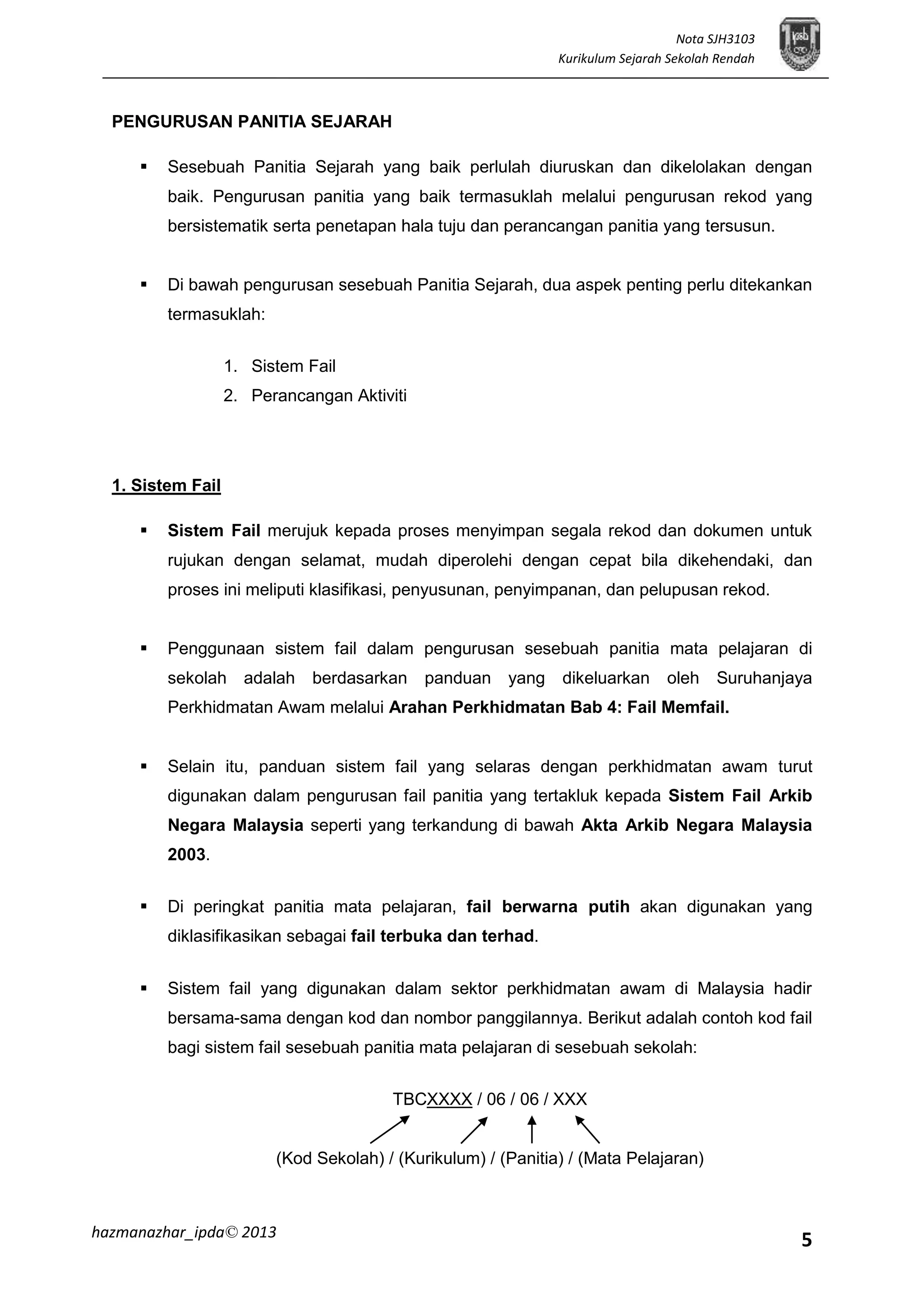 nota-sjh3103-kurikulum-sejarah-sekolah-rendah-bab-5-docx | DOCX