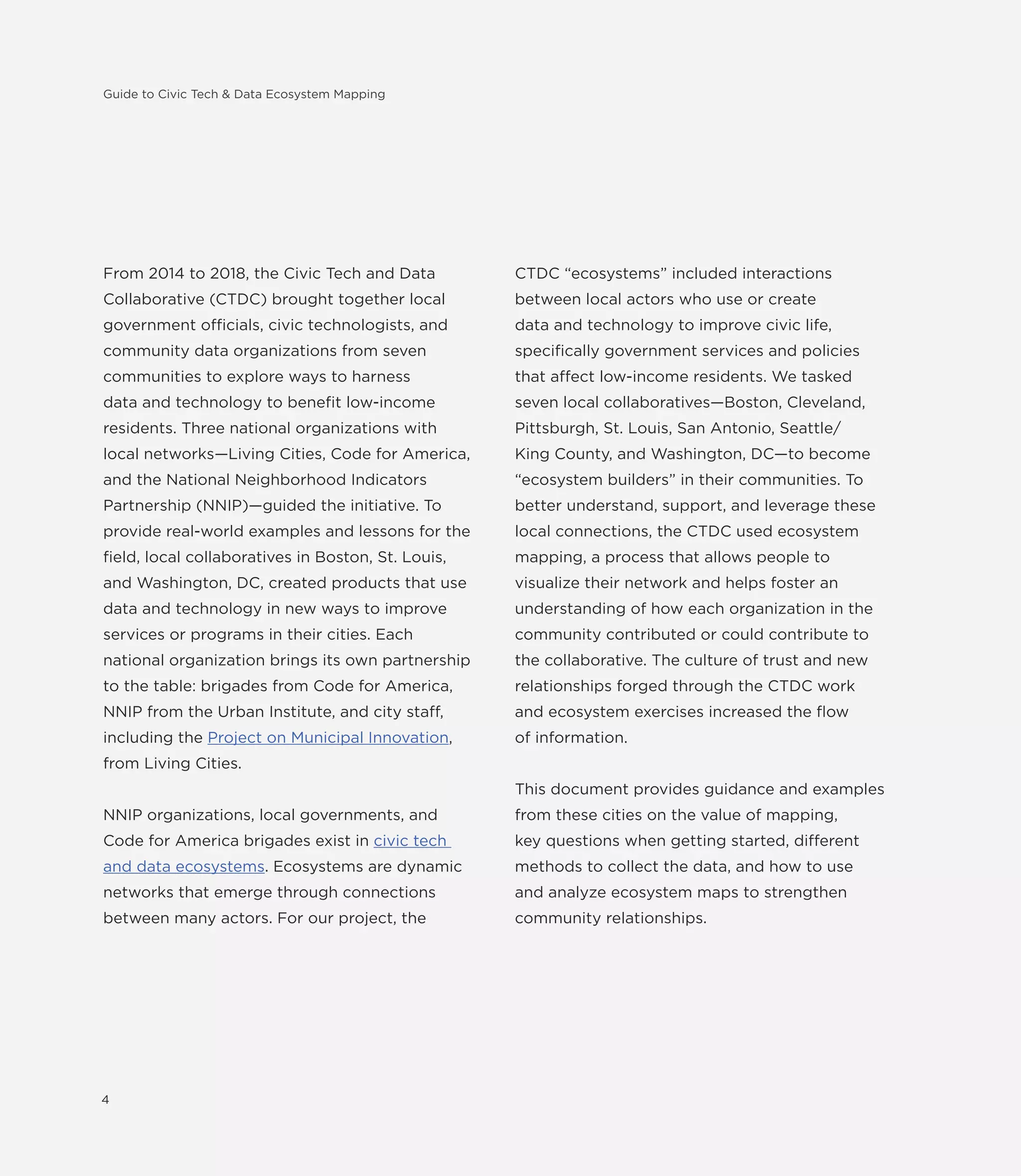 CTDC Ecosystem Mapping Guide | PDF