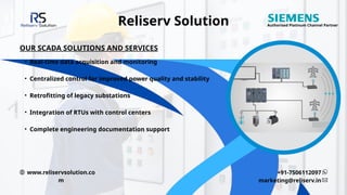 Key Benefits of Integrating SCADA with Substation Protection and Control. | PPTX