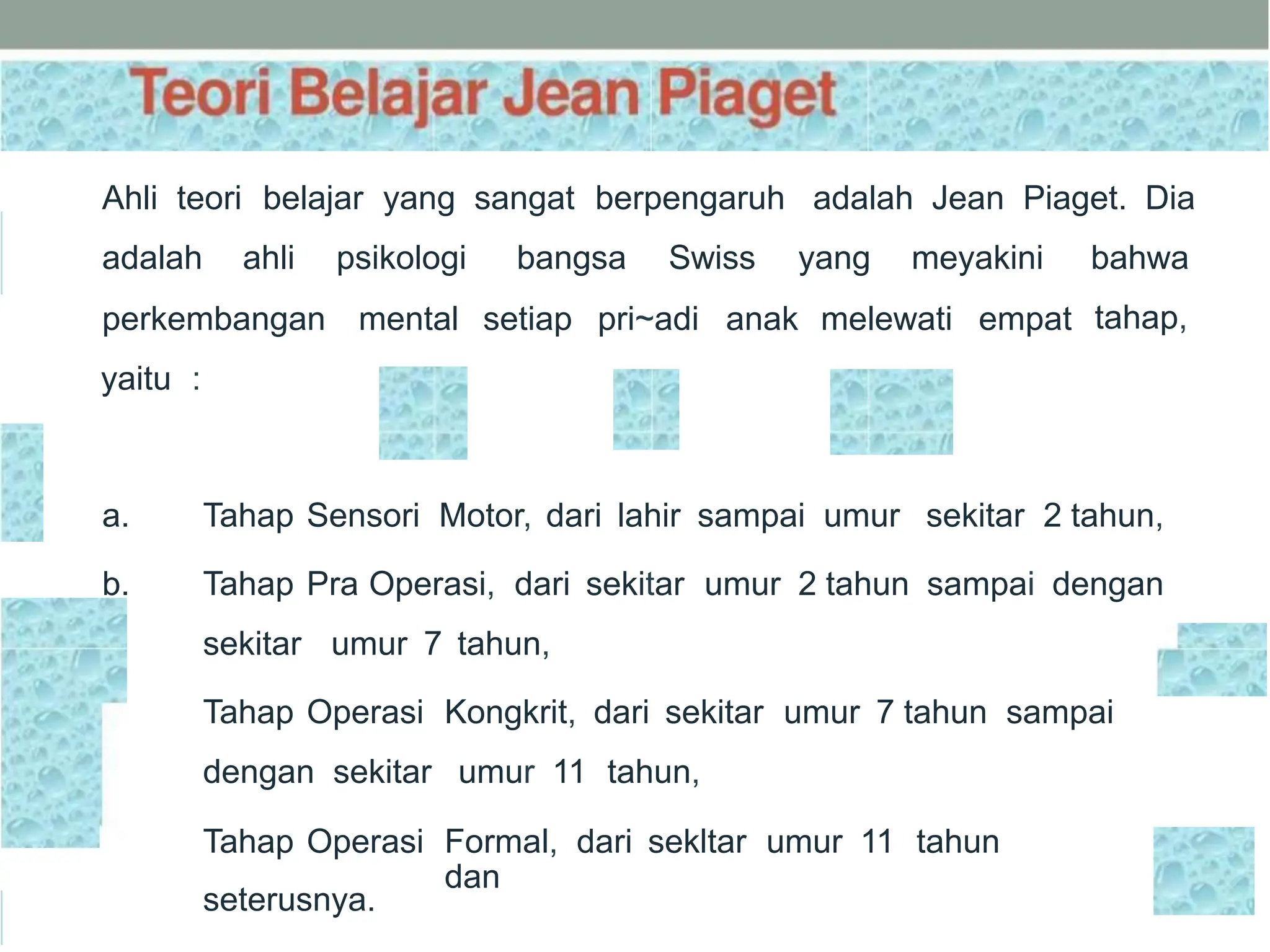 Teori Belajar Matematika di Sekolah Dasar | PPT Teori Belajar Matematika di Sekolah Dasar | PPT
