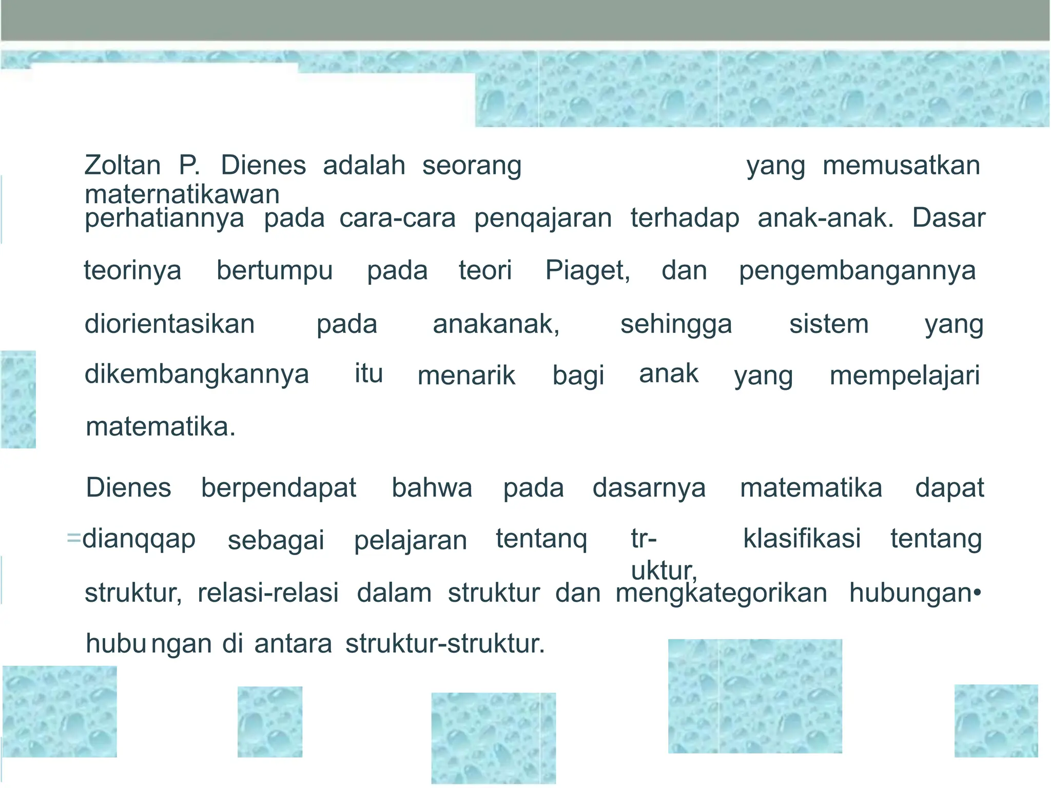 Teori Belajar Matematika di Sekolah Dasar | PPT Teori Belajar Matematika di Sekolah Dasar | PPT