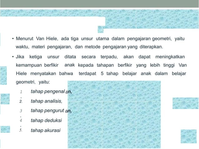 Teori Belajar Matematika di Sekolah Dasar | PPT Teori Belajar Matematika di Sekolah Dasar | PPT