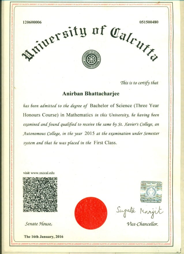 Degree Certificate | PDF