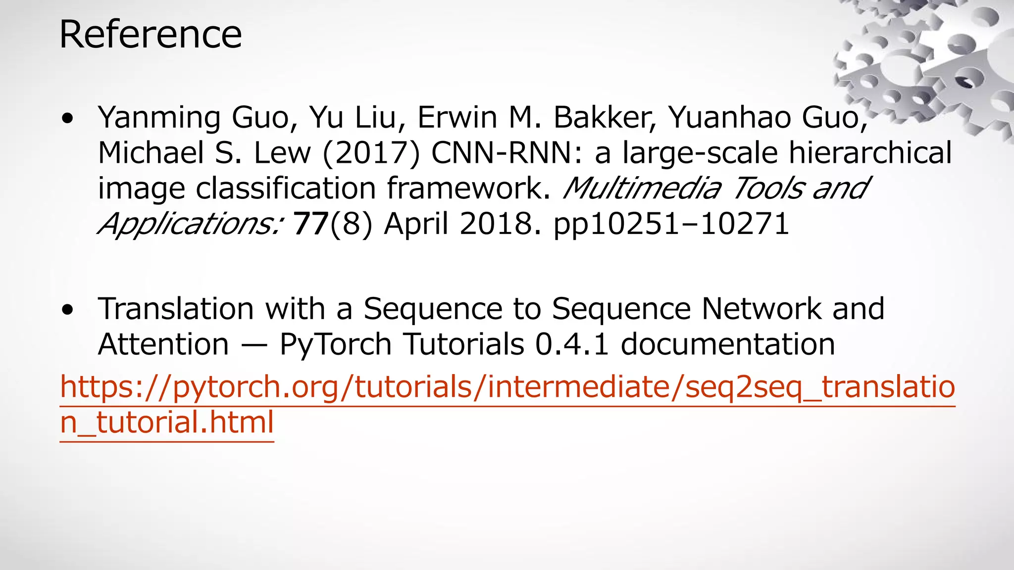 CNN-RNN: a large-scale hierarchical image classification framework | PPT