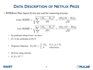 Why biased matrix factorization works well? | PPT