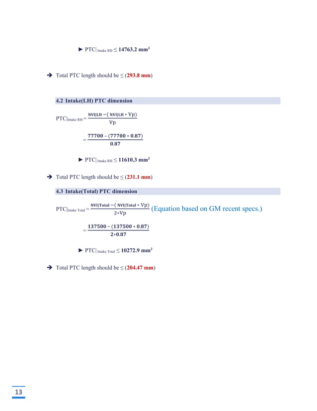 Engine Cavity measurement | PDF