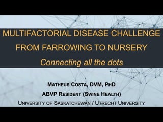Dr. Matheus Costa - Multifactorial Disease Challenge from Farrowing to ...
