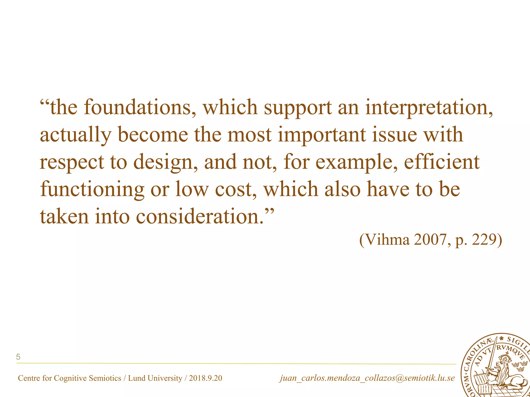 What is semiotics of design? | PDF