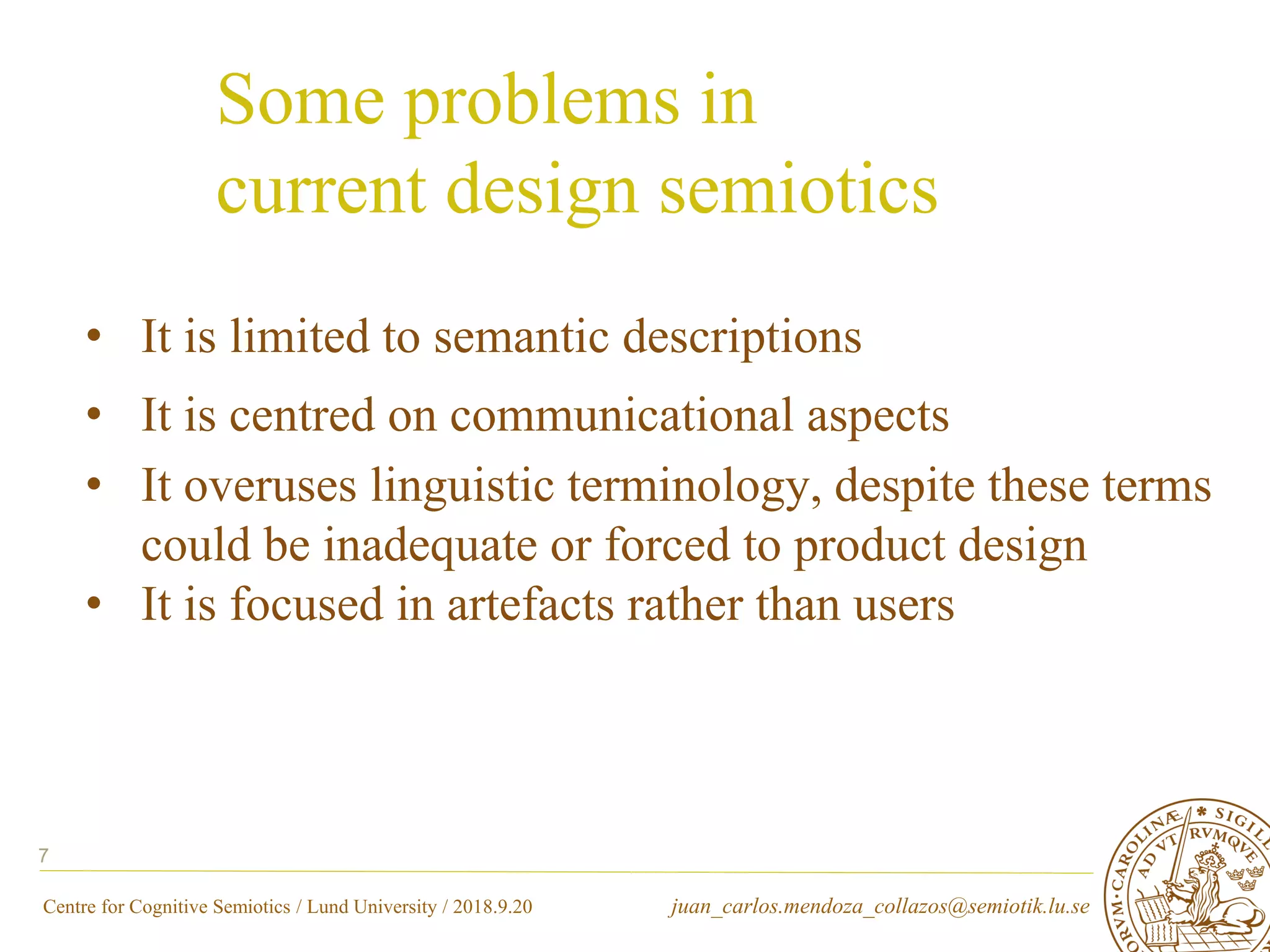 What is semiotics of design? | PDF