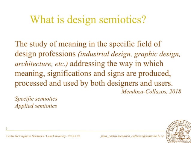 What is semiotics of design? | PPT