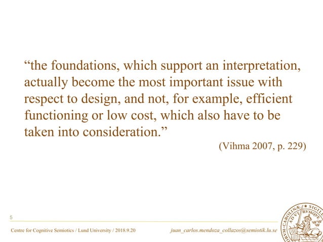 What is semiotics of design? | PPT