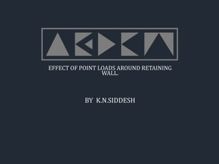 180921-Application of point loads on retaining wall (By KNS).pptx