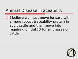 Dr. Rod Hall - Oklahoma Animal Disease Traceability - State ...