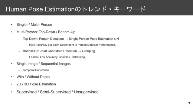 [DL輪読会]Human Pose Estimation @ ECCV2018 | PPT