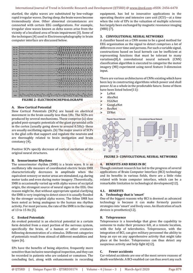Brain Computer Interfacing using Electroencephalography and Convolutional Neural Networks | PDF