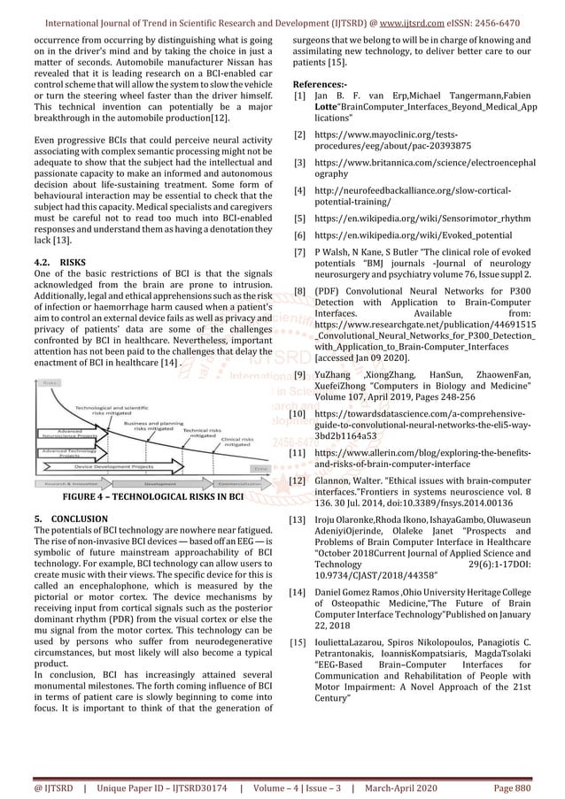 Brain Computer Interfacing using Electroencephalography and Convolutional Neural Networks | PDF