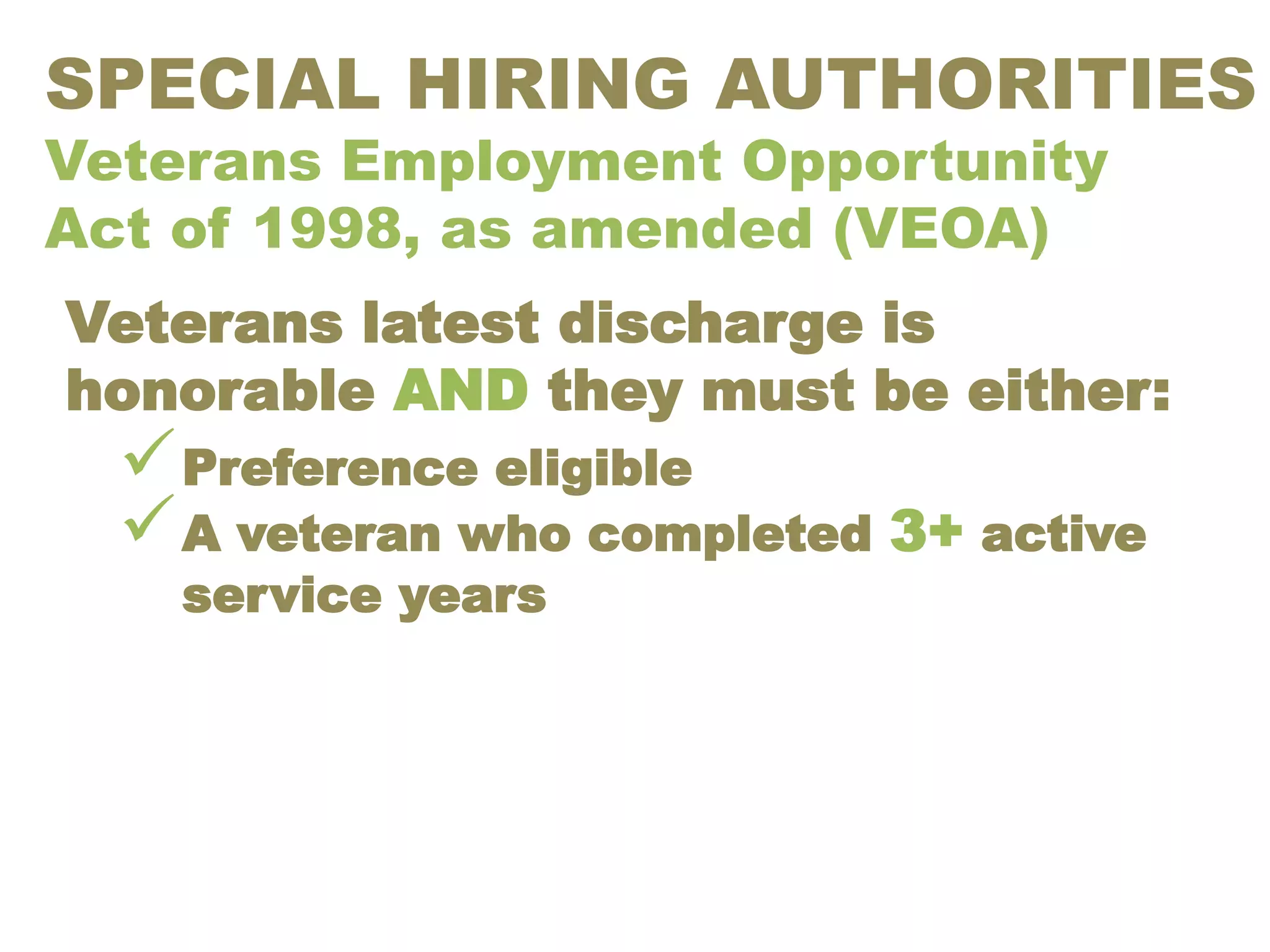 Employment Resources for Veterans | PPTX | Resume Writing and Advice ...