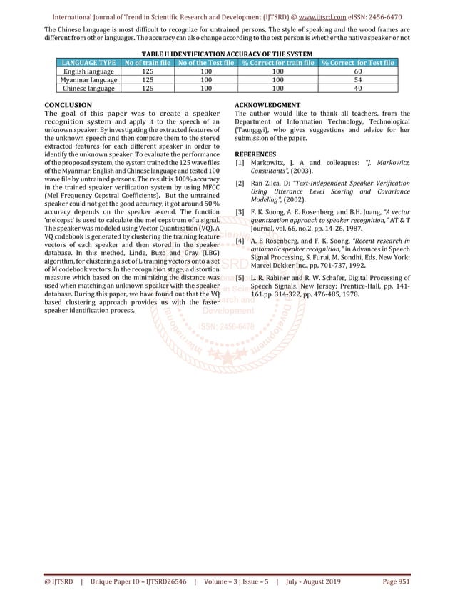 Classification of Language Speech Recognition System | PDF