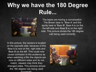 180 degree rule match on action and shot types | PPTX