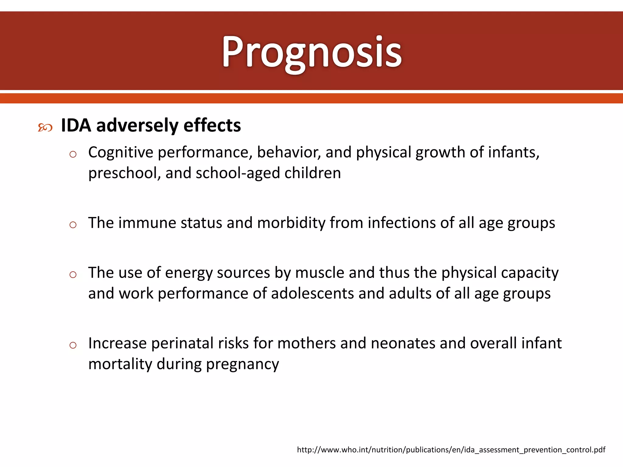 Iron Deficiency Anemia (IDA) | PPTX