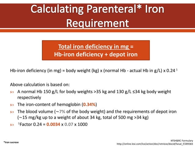 Iron Deficiency Anemia (IDA)
