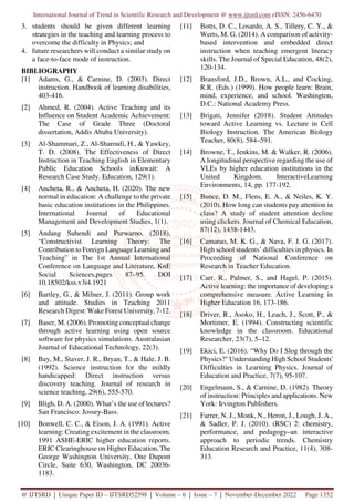 Effects of Active Learning Strategies in Teaching Physics | PDF