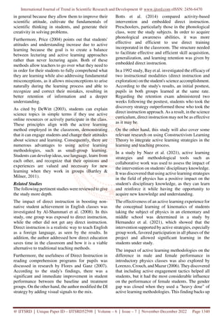 Effects of Active Learning Strategies in Teaching Physics | PDF