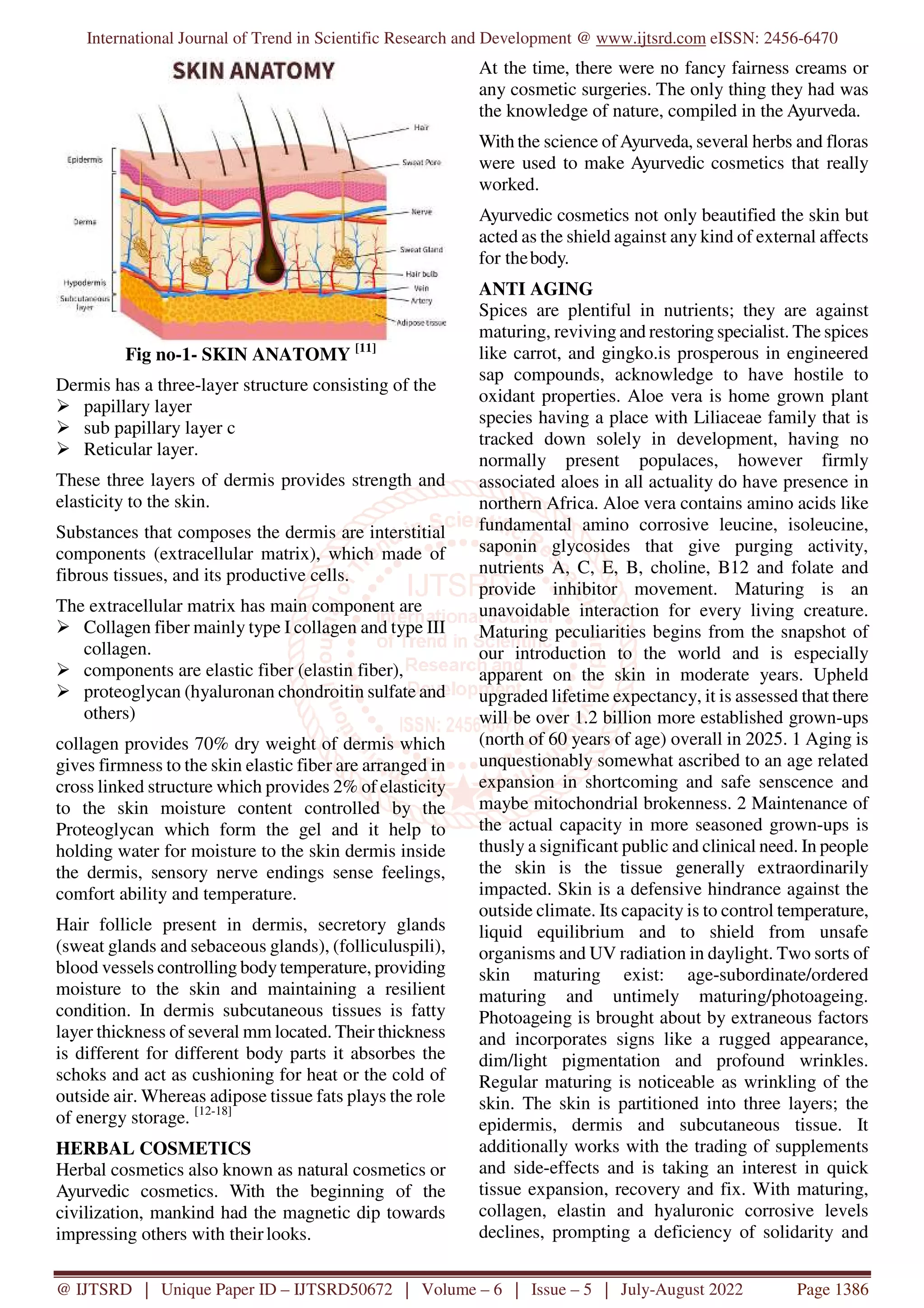 Formulation, Development and Evaluation of Herbal Antiaging Cream | PDF