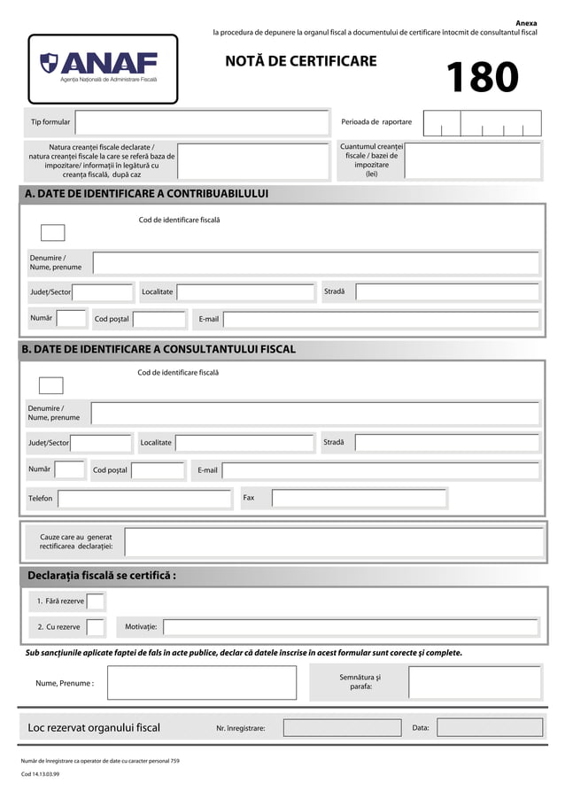 Form. 180 | PDF