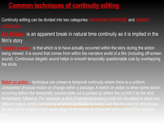 180 rules and continuity editing | ODP | Video Production | Content ...