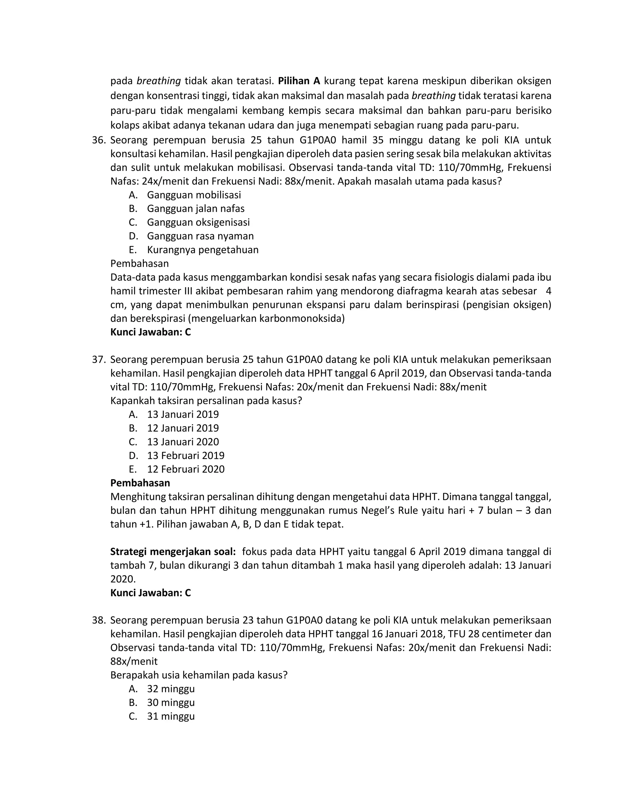 180 Soal & Pembahasan Keperawatan | PDF