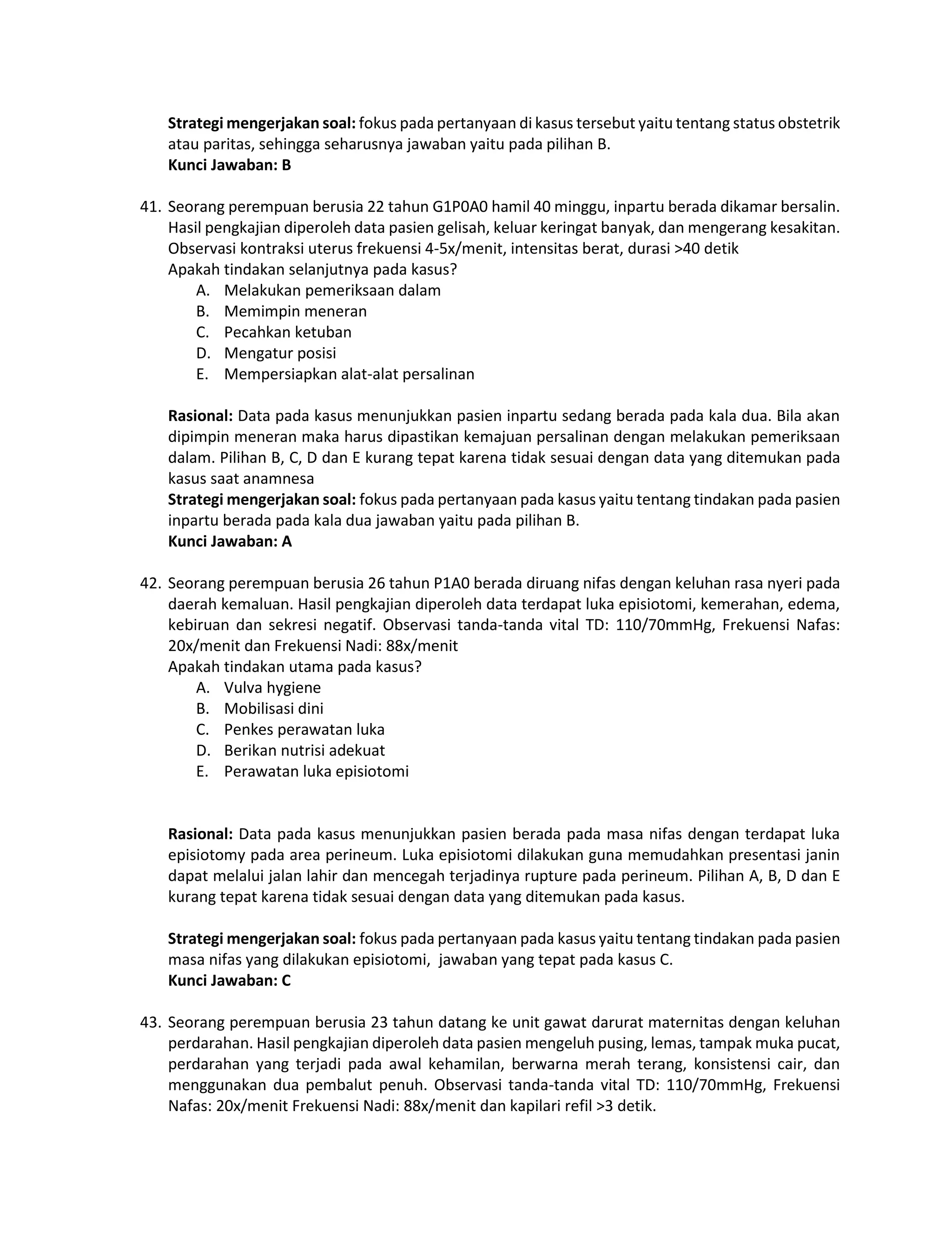 180 Soal & Pembahasan Keperawatan | PDF