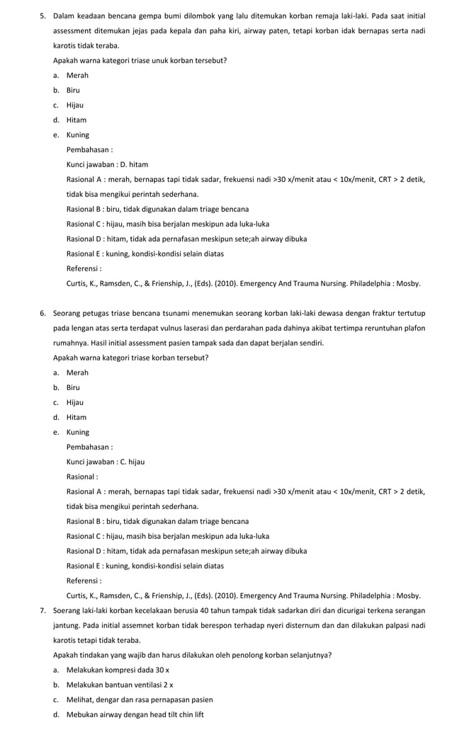180 Soal & Pembahasan Keperawatan | PDF