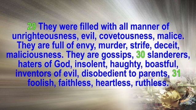 180 what Jesus Said About This Sinful Generation | PPTX | Christianity ...