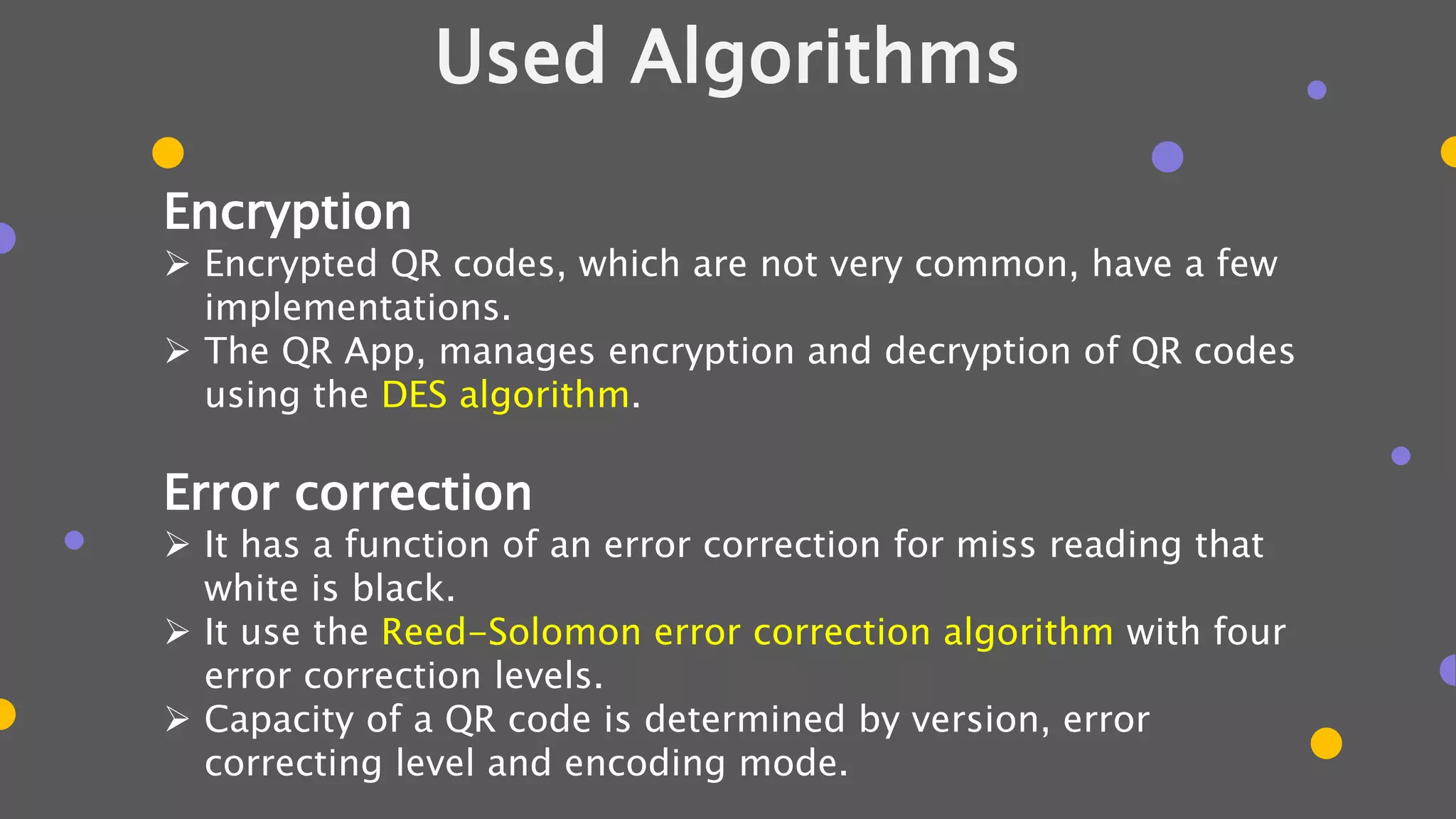 Presentation on QR code. | PPTX