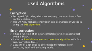 Presentation on QR code. | PPTX