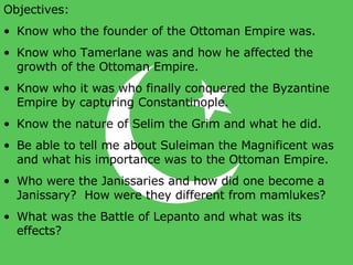 18.1 - The Ottomans Build A Vast Empire | PPT