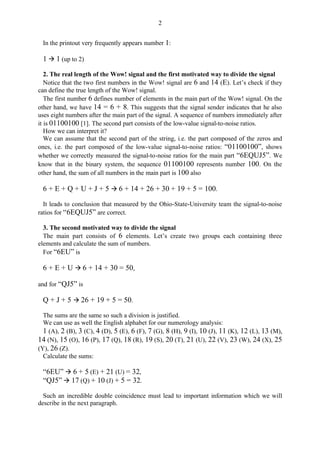 Wow! Signal Decoded as Foundations of Theory of Everything | PDF