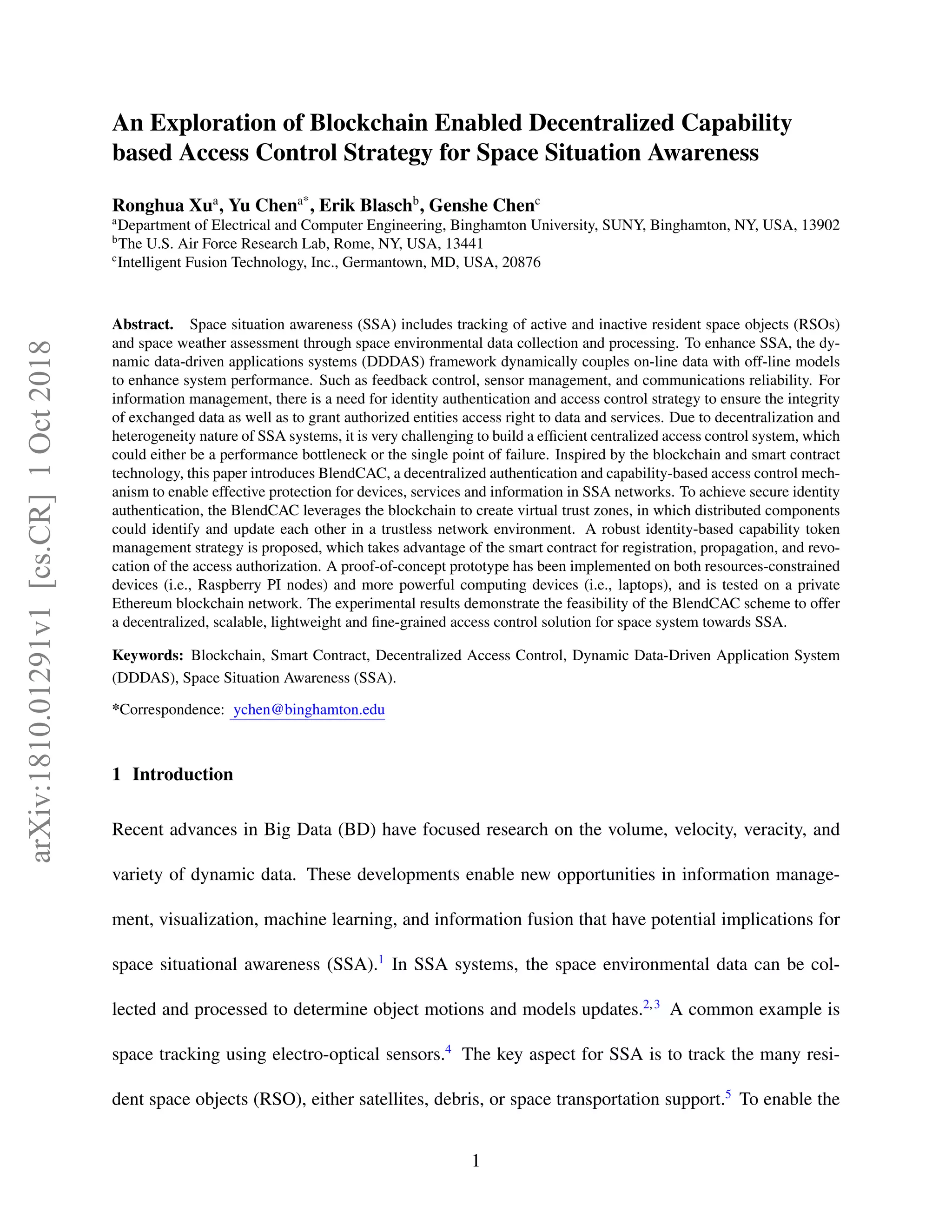 An Exploration of Blockchain Enabled Decentralized Capability based Access Control Strategy for ...