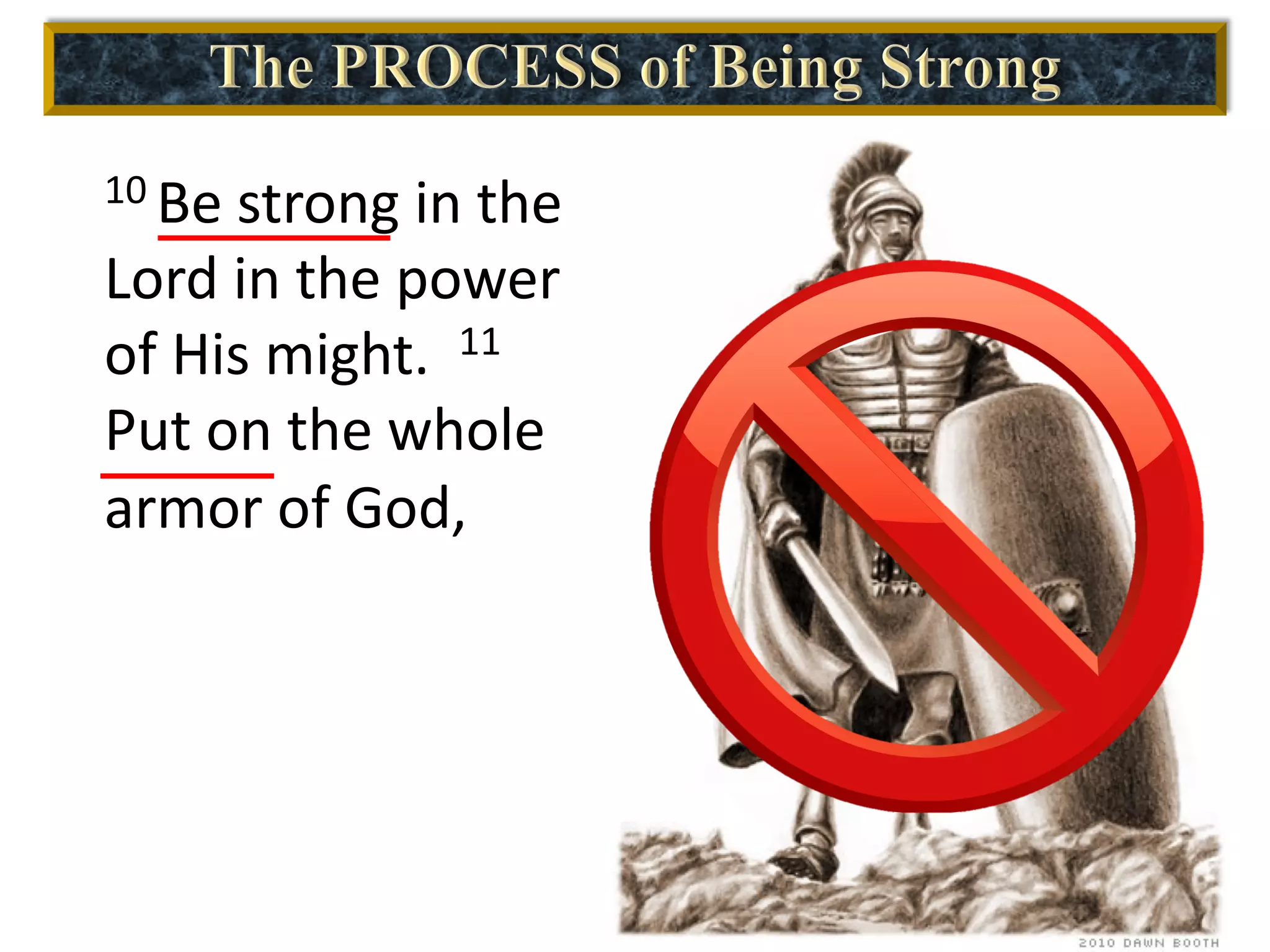 Be Strong in the Lord | PPT