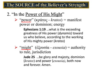 Be Strong in the Lord | PPT