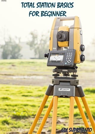 Training Total Station - Transfer Data | PDF