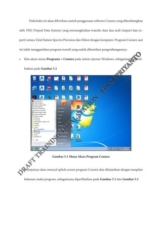 Training Total Station - Transfer Data | PDF