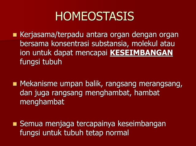 Homeostasis | PPTX